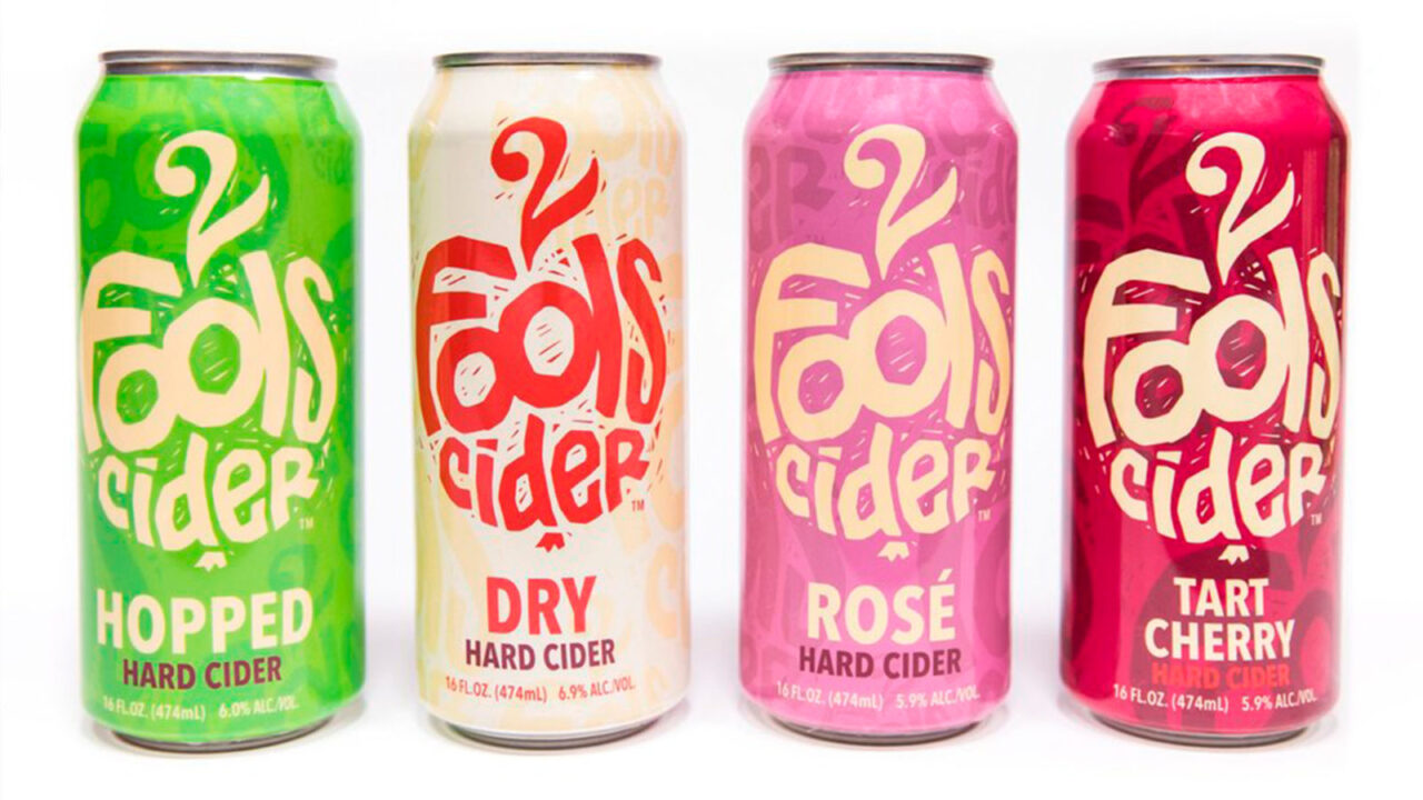 2 Fools Cider Brand Redesign & Packaging Design