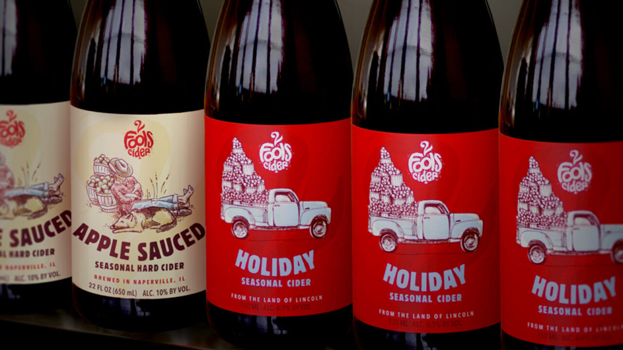 2 Fools Cider Brand Redesign & Packaging Design